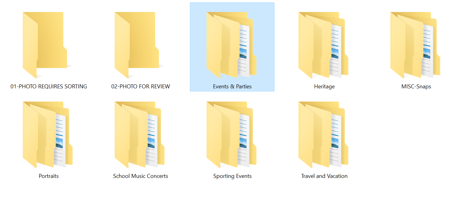 Get my Free Photo Organising Folders by Alison Laverty